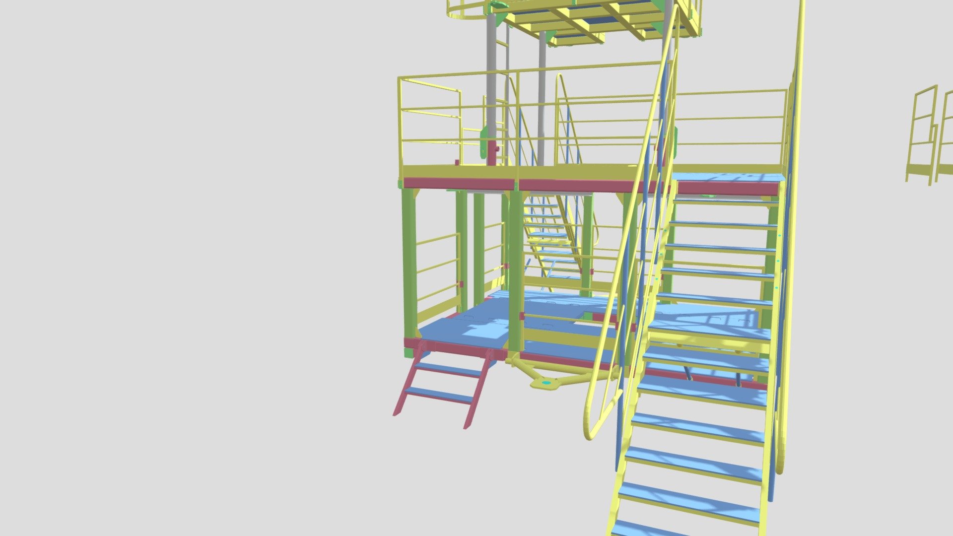 Mobile Service Platform - Download Free 3D model by V|T (@vkmd24 ...