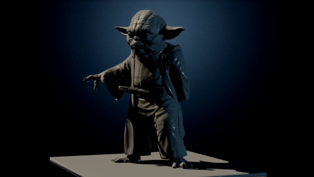 Yoda-test-03 - 3D model by gabry [38e609d] - Sketchfab