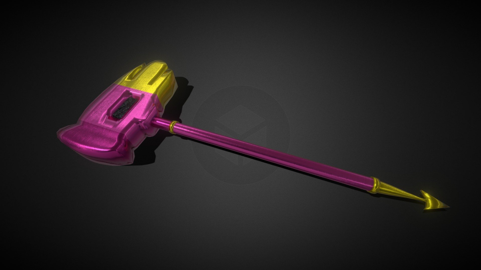 Stylized Hammer - 3D model by Guilherme Sena (@disassembledsharper ...