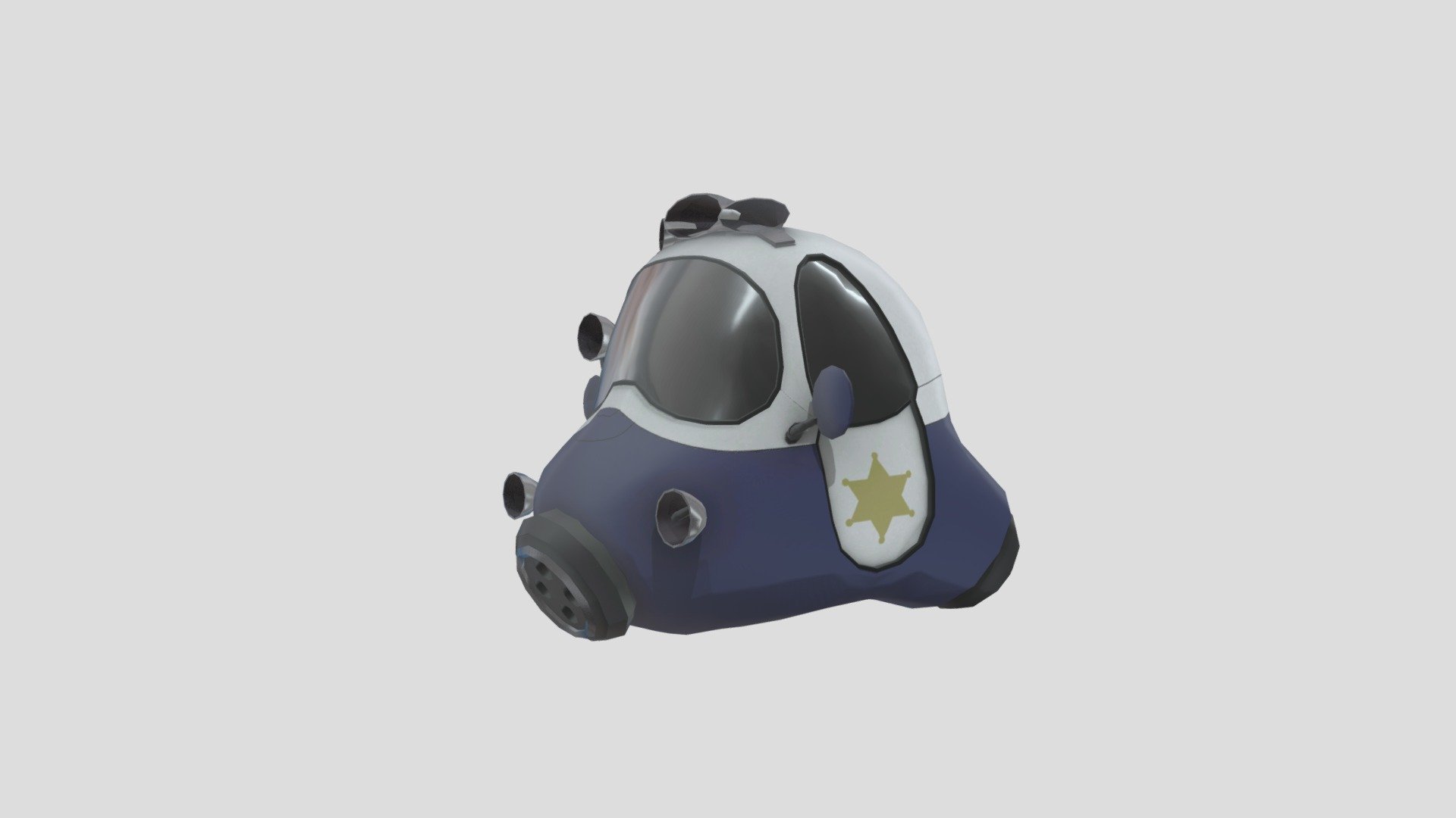 Pac Police Car - PMATGA - Download Free 3D model by DarkNick43 [38ea504 ...