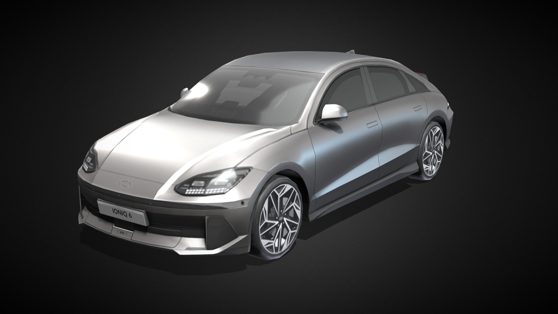Lowpoly Hyundai IONIC 6 - Buy Royalty Free 3D model by Underground Lab ...