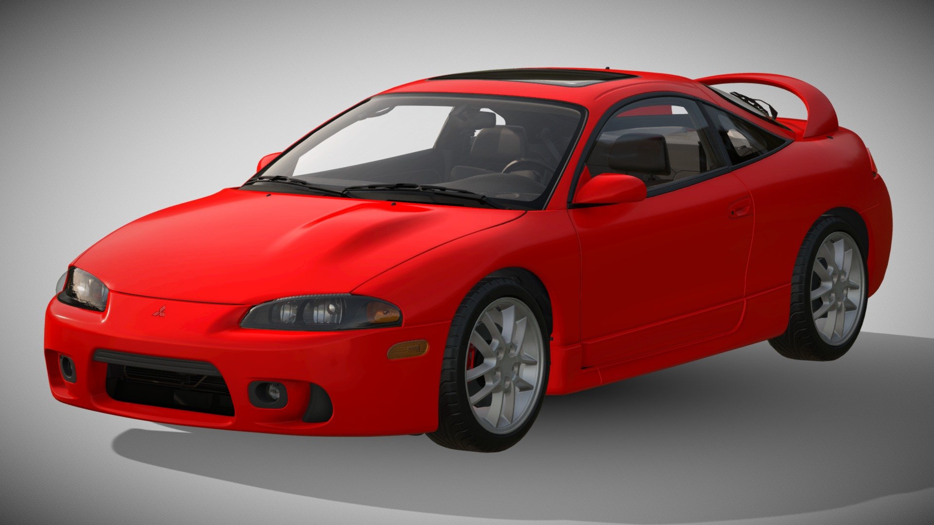 1999 Mitsubishi Eclipse GSX - Download Free 3D model by Ddiaz Design ...