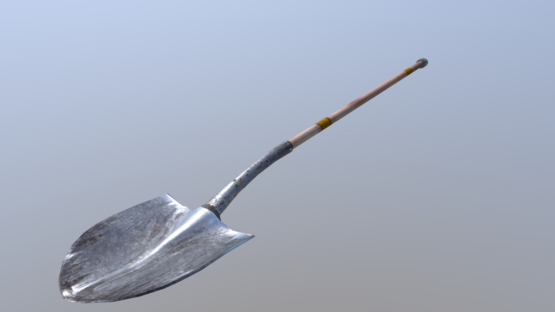 Shovel. Detailed and Game ready. - 3D model by Randallized [38ea8b0 ...