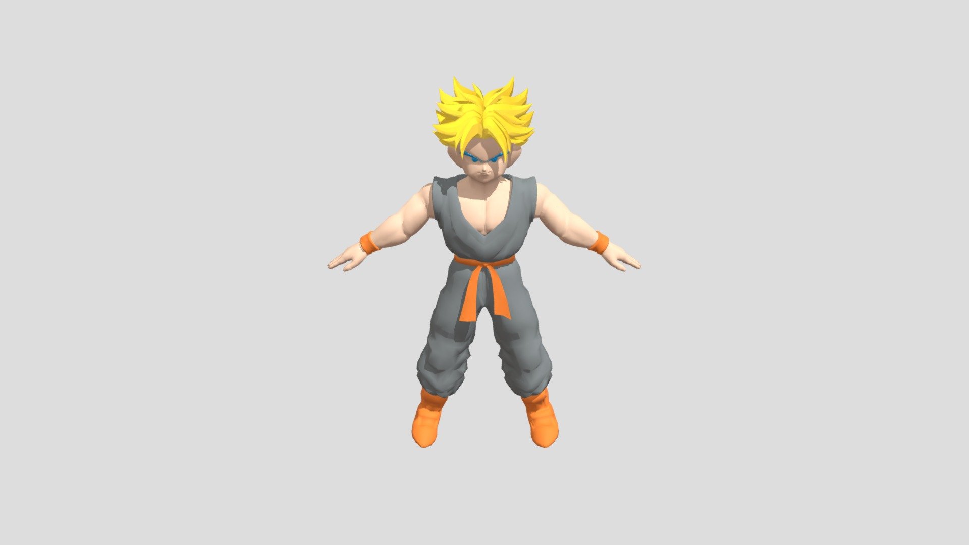 Trunks Ssj - Download Free 3D model by Justin Rajan (@justin.rajan.6619 ...
