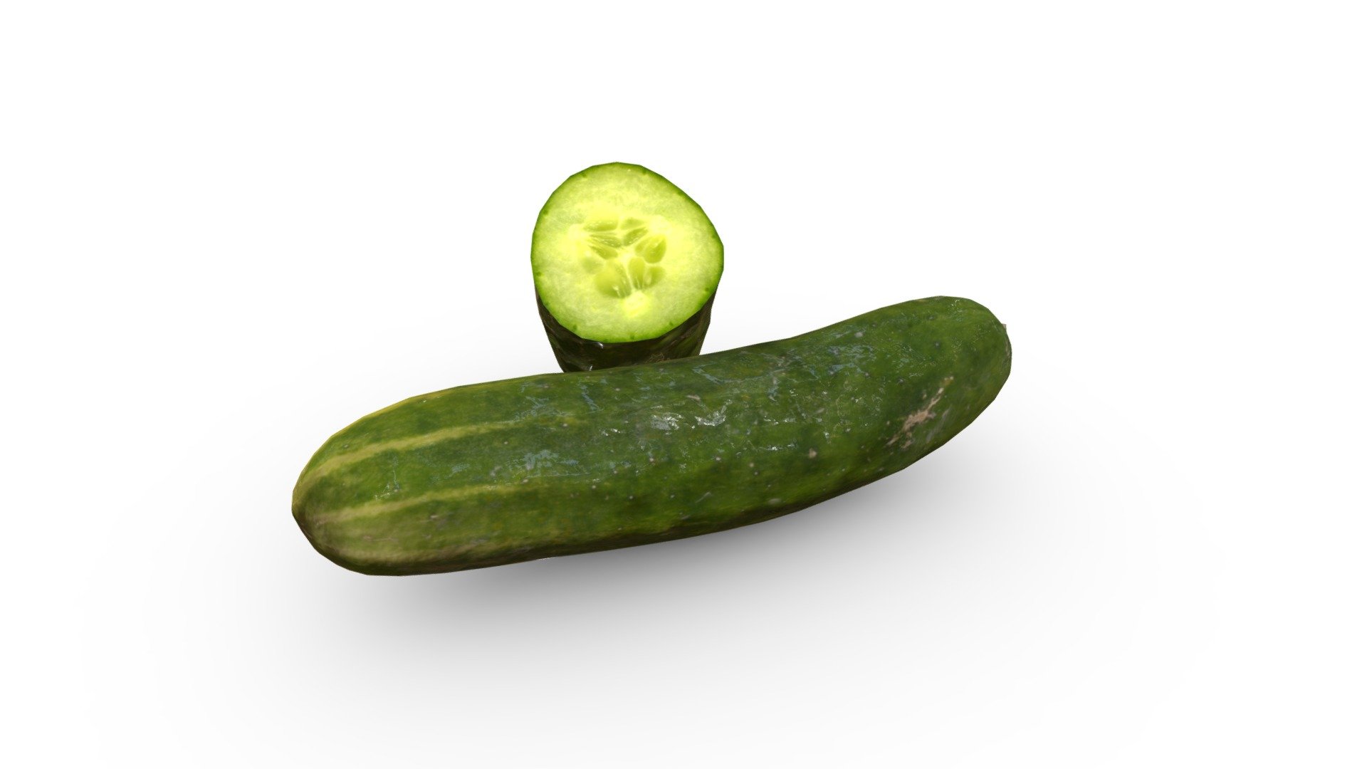 Cucumber Half - Buy Royalty Free 3D model by BrightVisionGame [38eb1f2 ...