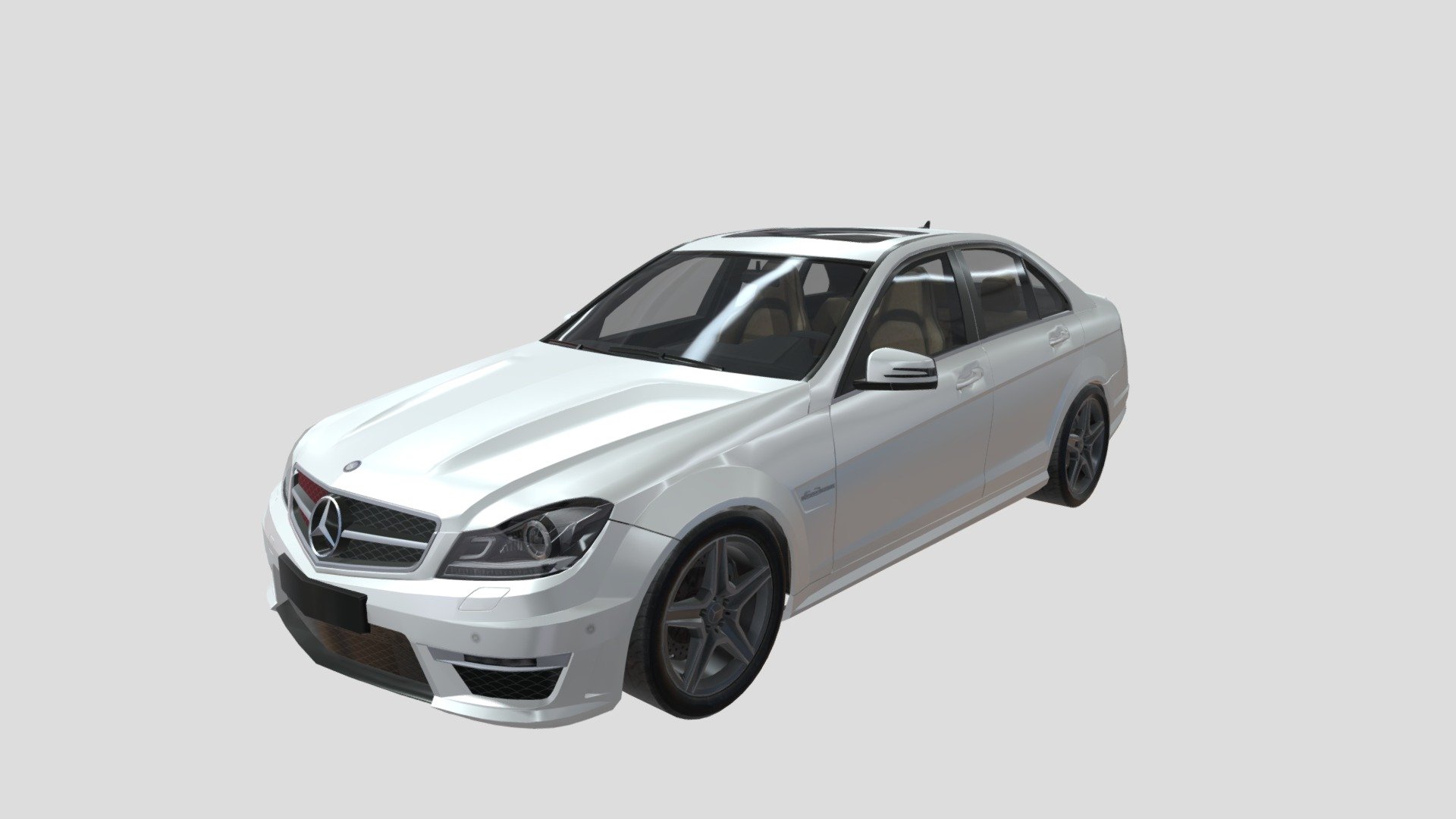 Mercedes Benz C63 AMG - Download Free 3D model by LuizZed36 [38eb721 ...