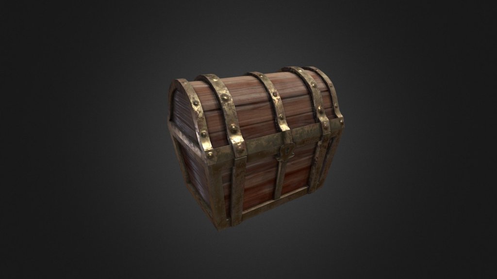 Treasure box - 3D model by Nose (@nosechen.art) [38ebfb1] - Sketchfab