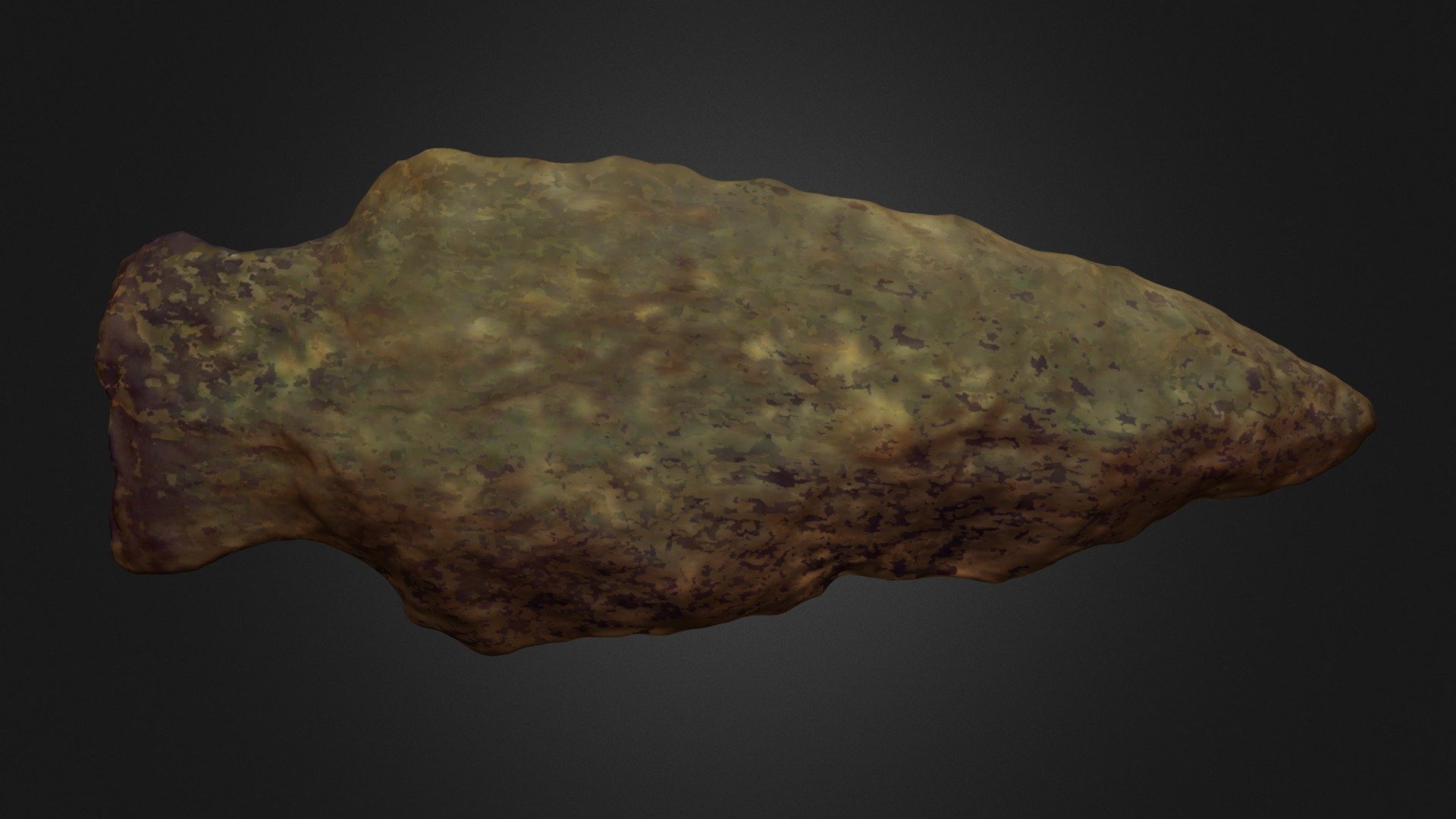 STEMMED PROJECTILE POINT - 3D model by Lakehead Anthropology ...