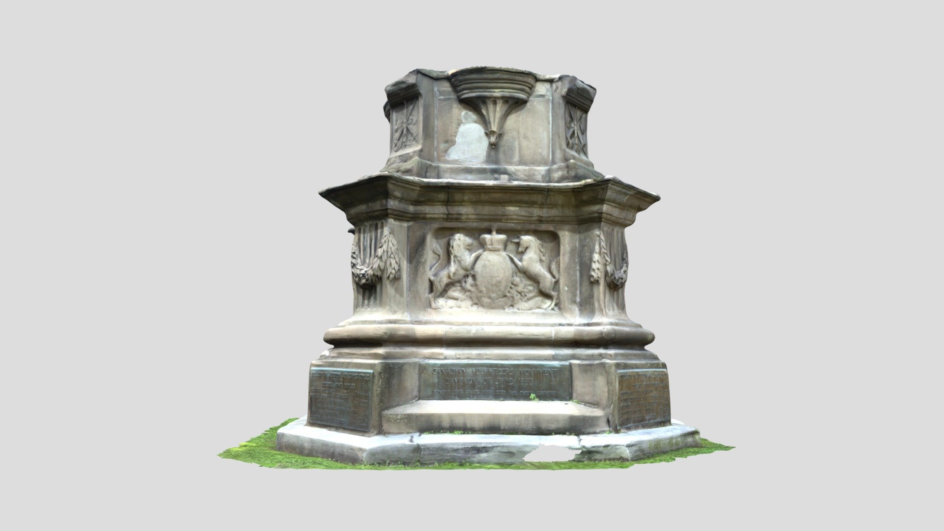 War Memorial - Base - Download Free 3D model by UTSC DPES (@Daxberger ...