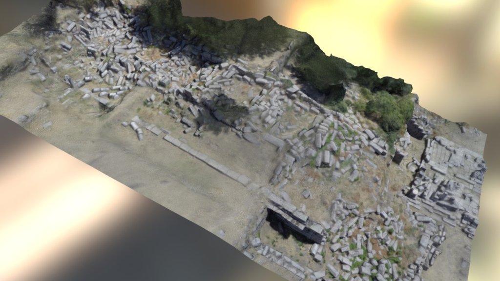Labraunda: East Stoa - 3D model by Daniel Löwenborg (@lowenborg ...