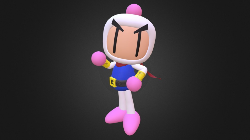 Bomberman 3D Model - 3D model by SailorBomber [38ef0a0] - Sketchfab
