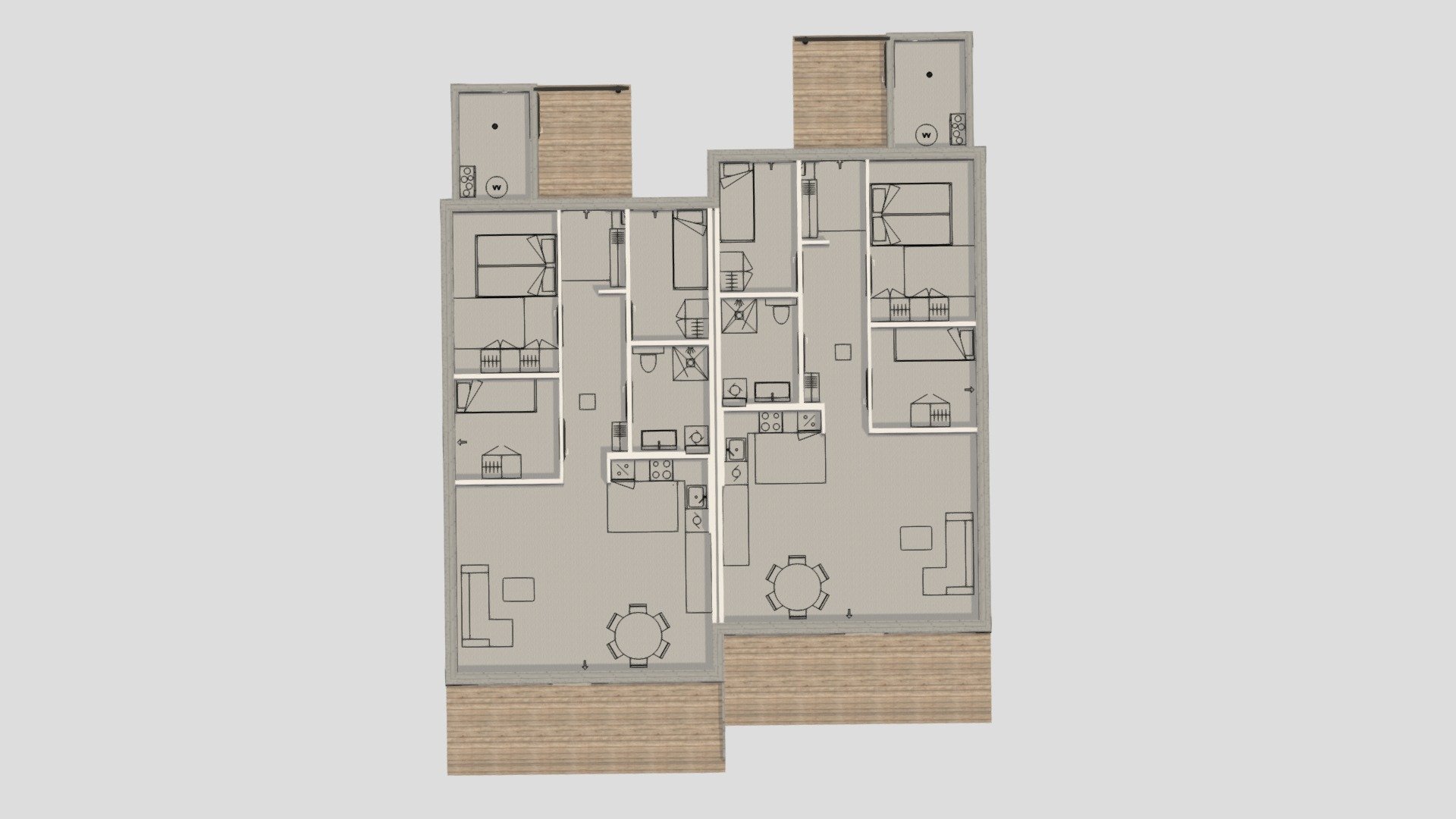 1ET 2MB Fagervollen modern shifted 13.12.23 - Download Free 3D model by ...