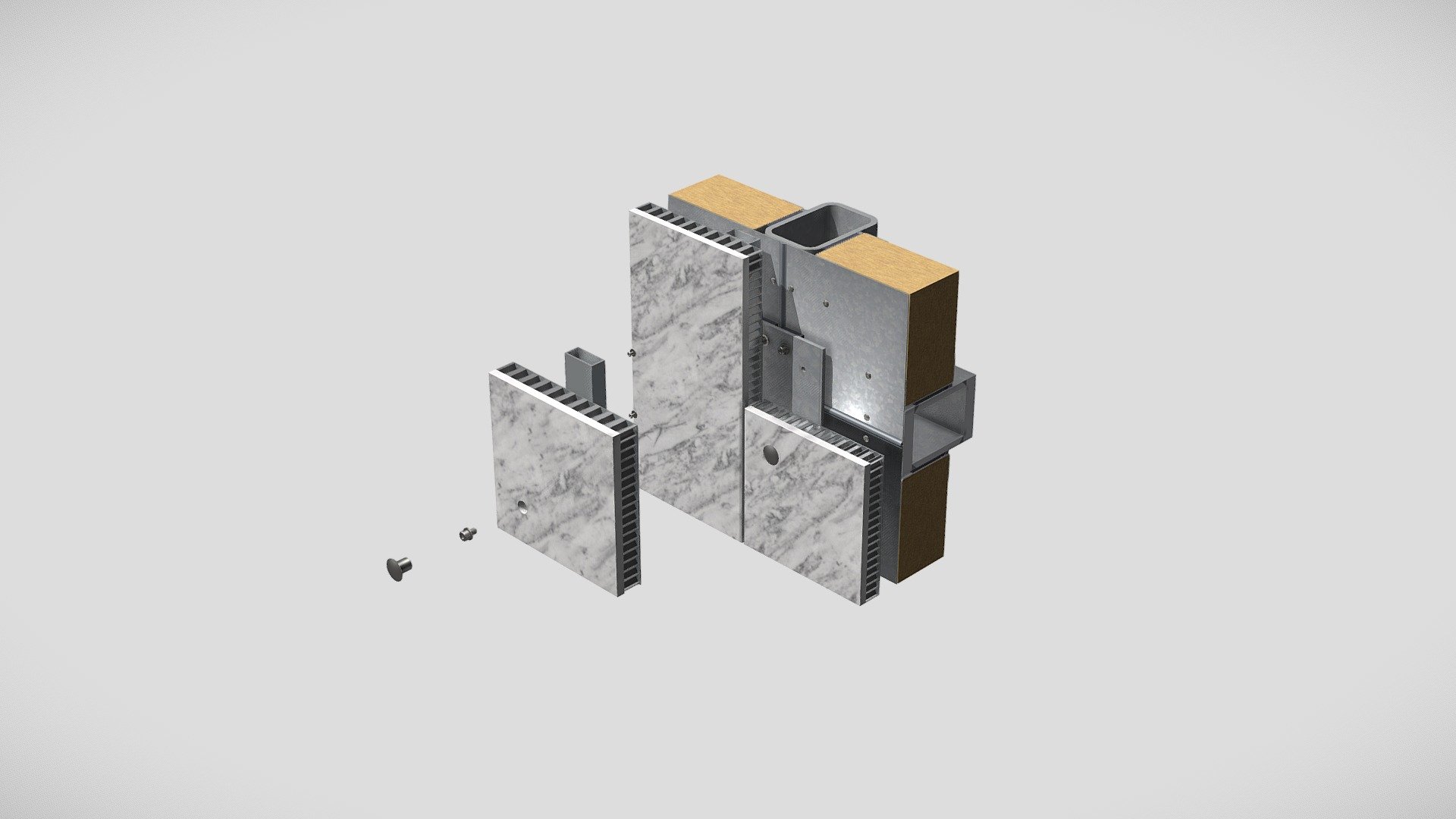 Castlereagh Street Project: Stone Cladding - 3D model by Prism ...