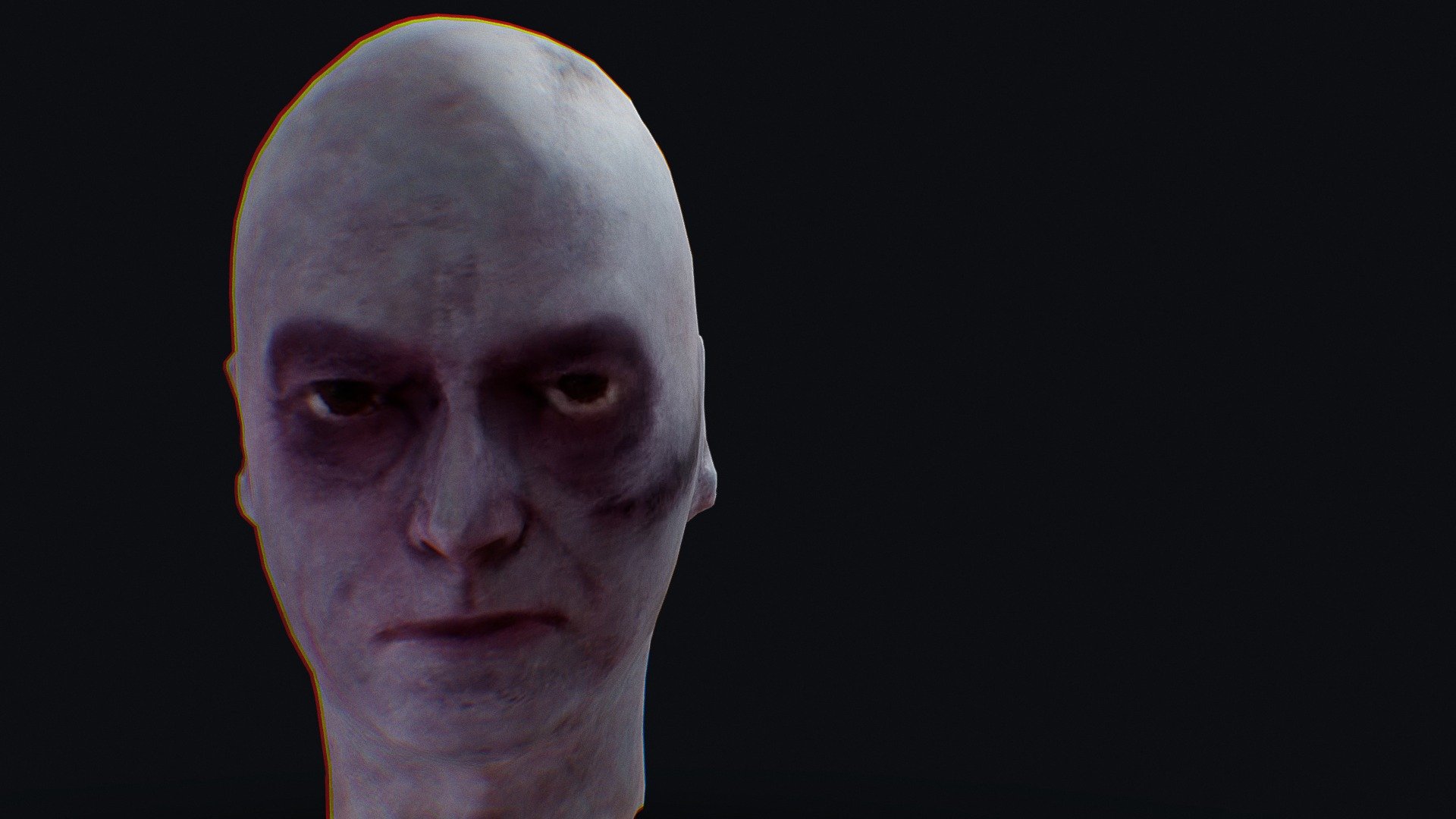 Darth Vader Unmasked (Sebastian Shaw) Head - Buy Royalty Free 3D model ...