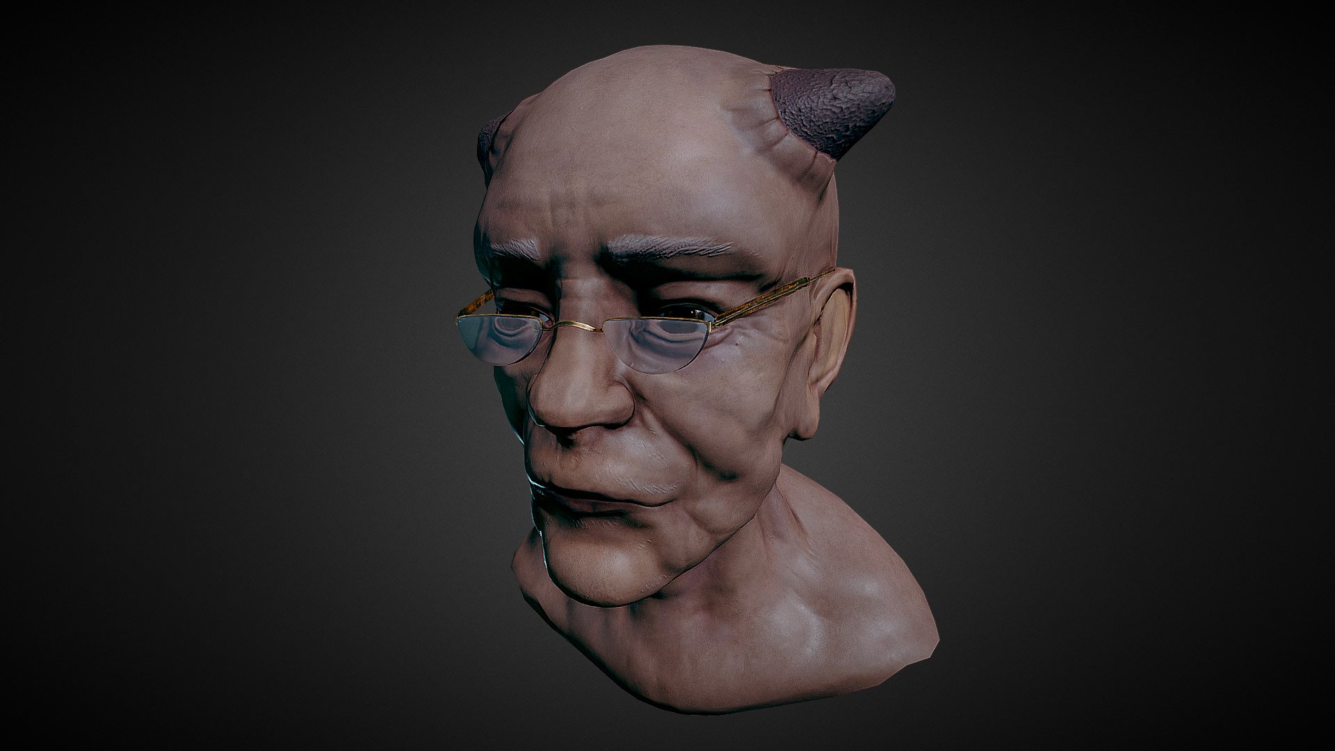 Demon headmaster - 3D model by Theon [38f3061] - Sketchfab