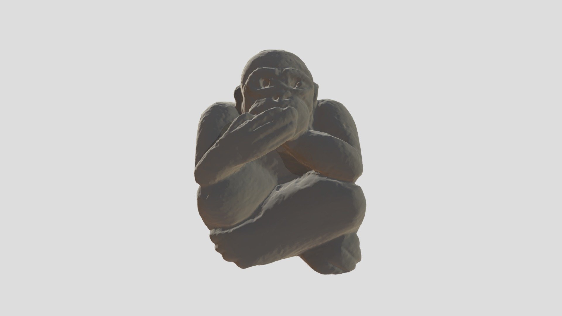 Tuff monkey - 3D model by ludovico_salvati [38f78ef] - Sketchfab