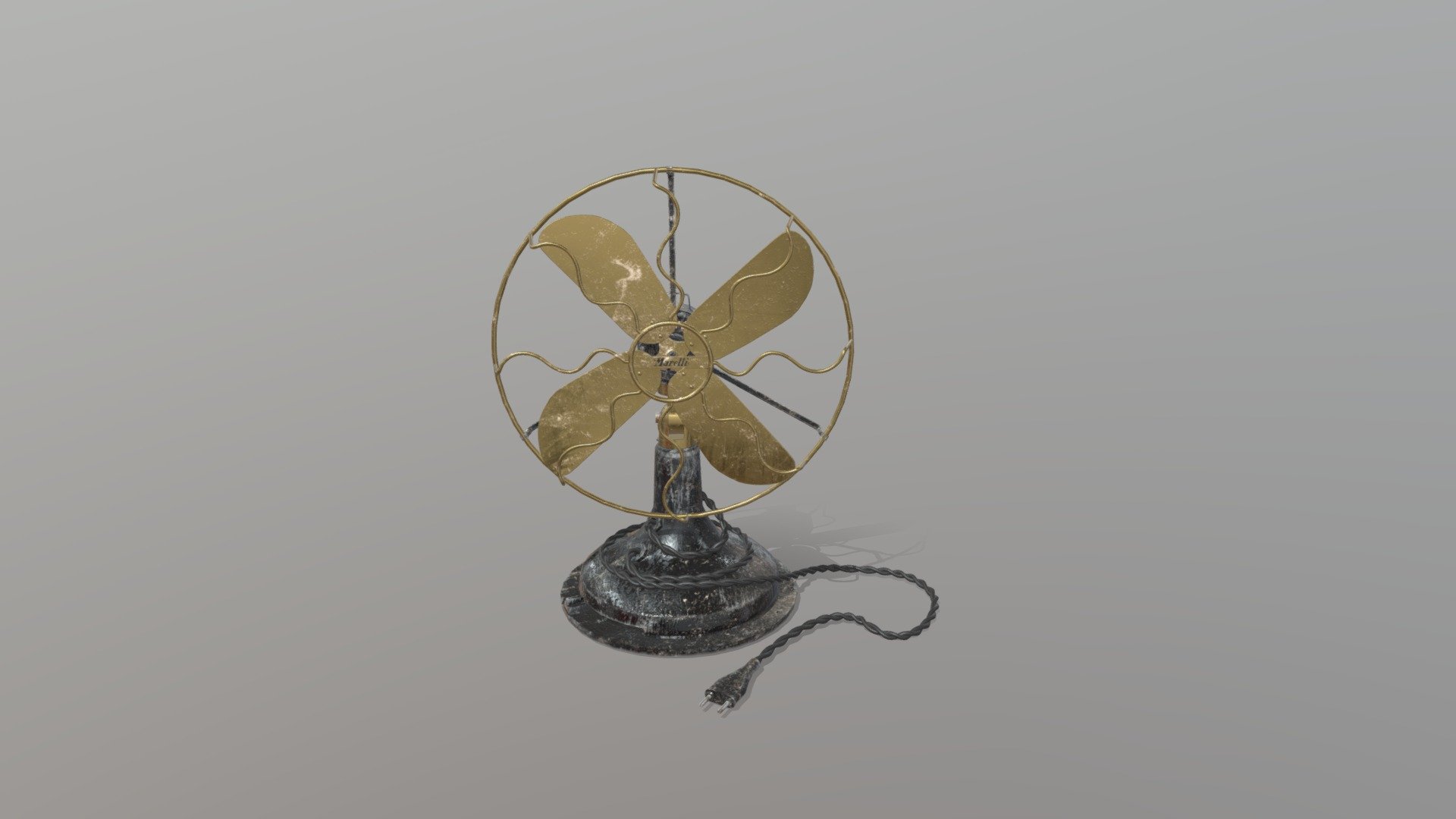 Dusty fan - 3D model by cillian [38f80dc] - Sketchfab