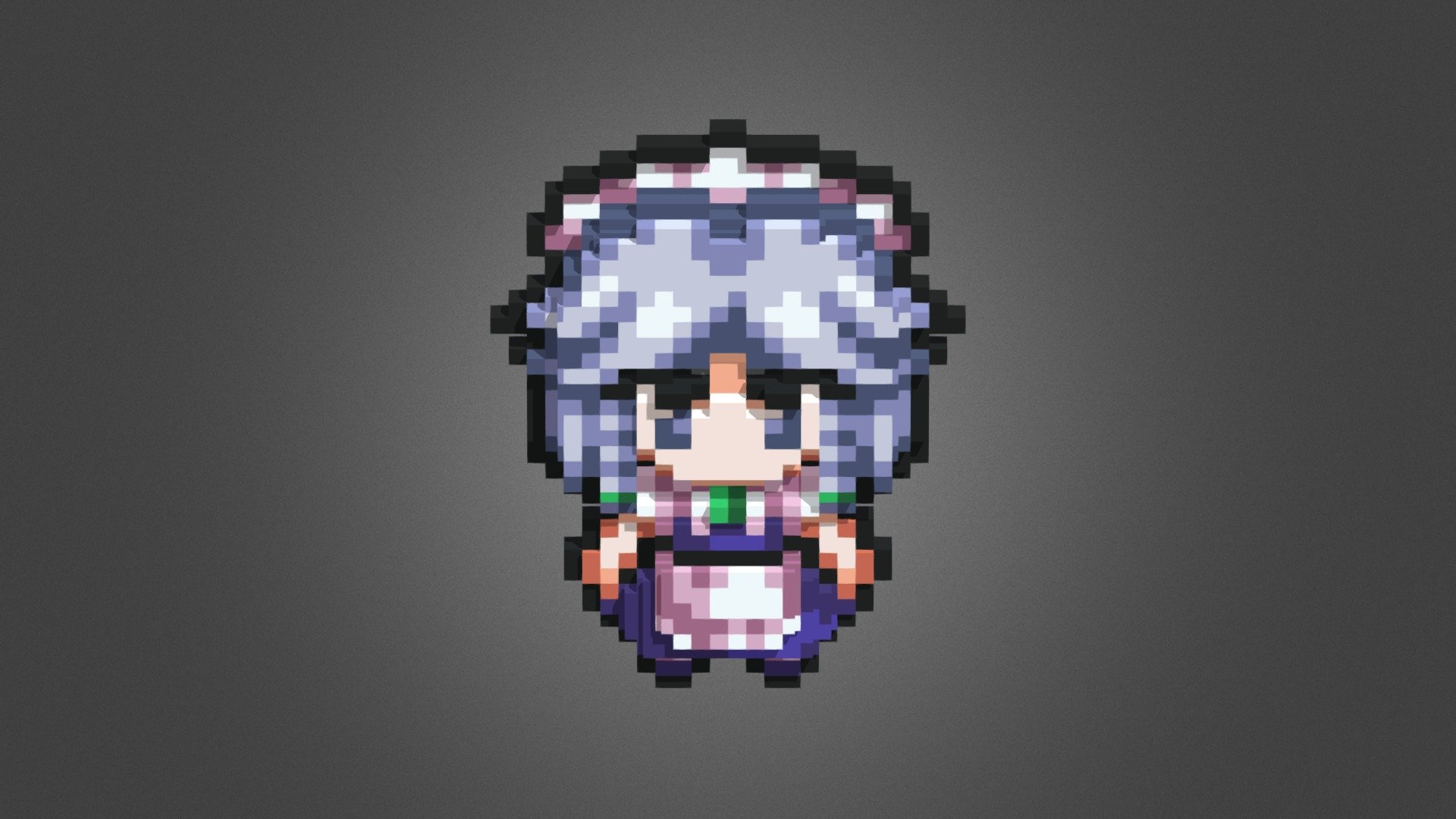 Sakuya Izayoi Sprite Model(TSDR) - Download Free 3D model by Borlin ...