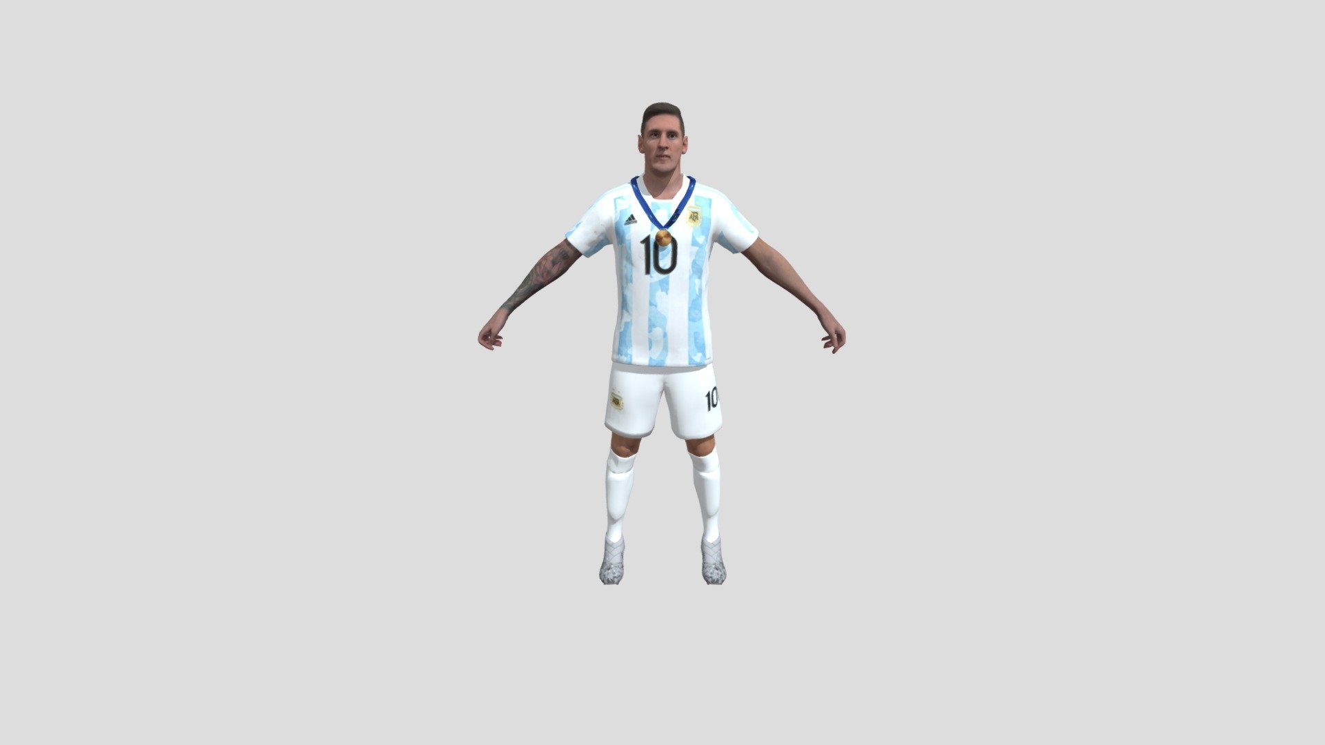 messi 2023 3d free - Download Free 3D model by Ltti ...