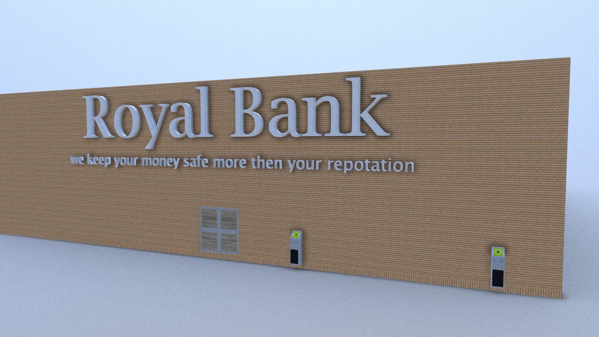 Download Your Free Game-Ready 3D Bank Model Now - Download Free 3D ...