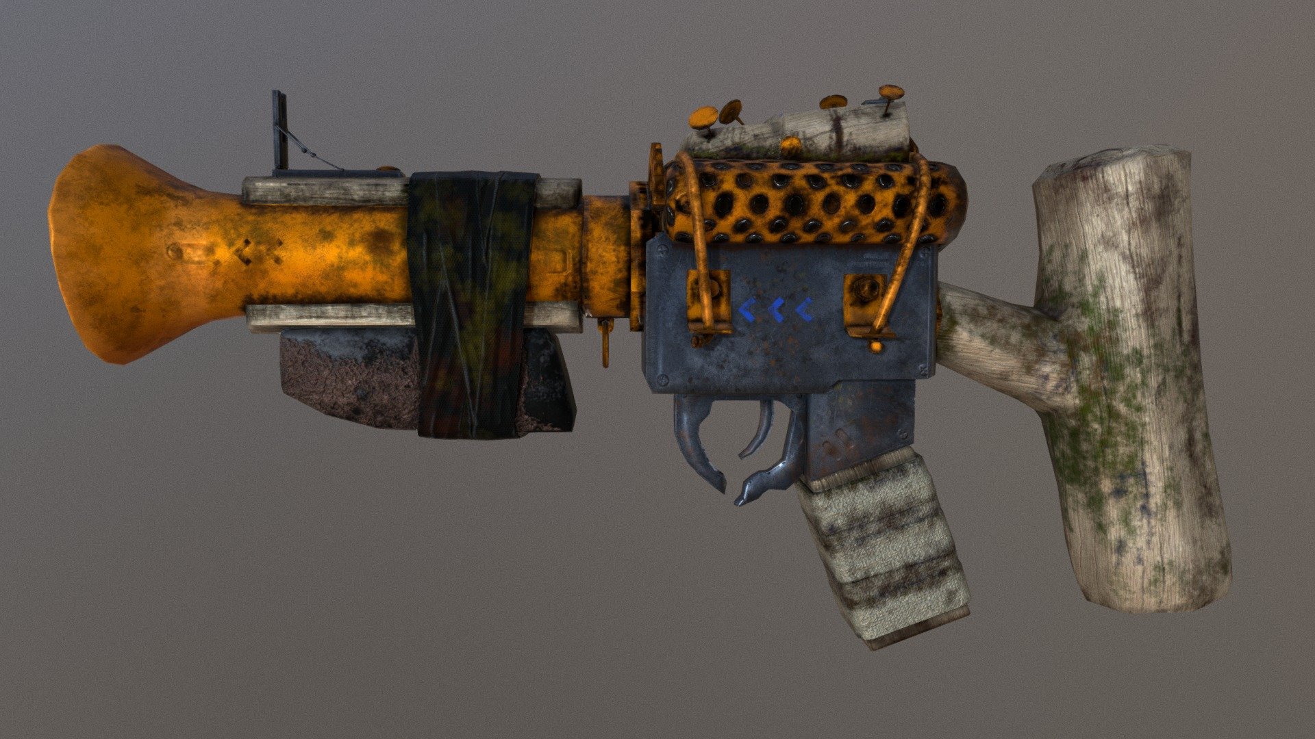 Apocalyptic Boomstick - 3D model by Mark.Carier [38fe60b] - Sketchfab