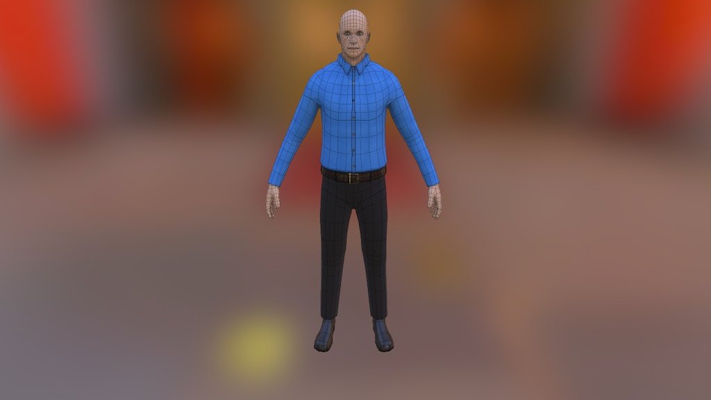 Generic guy - Download Free 3D model by wallyd [38fec0d] - Sketchfab