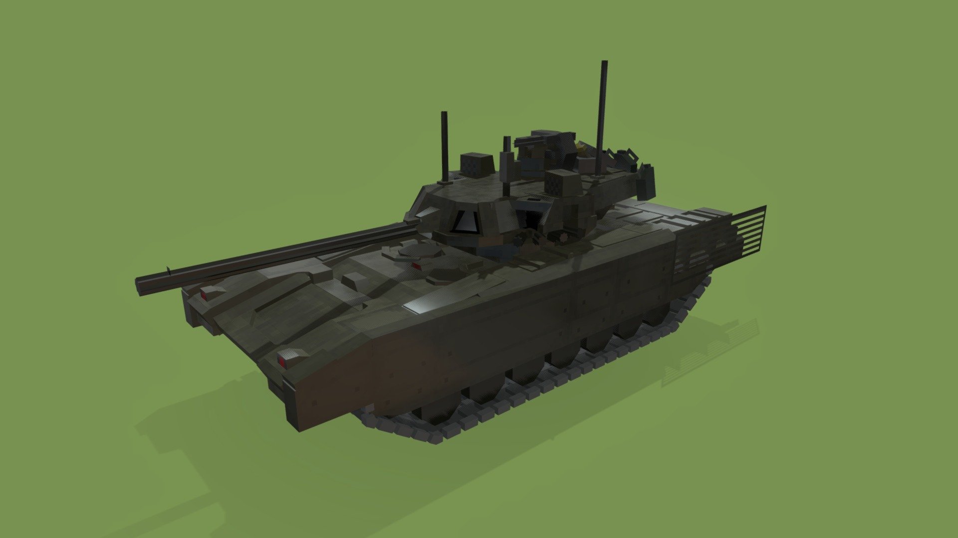 Blockbench Tank - 3D model by Filbyte [38ff0e8] - Sketchfab