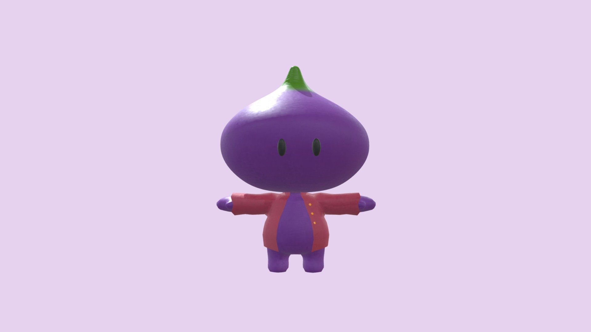 BDP mascot Figgy wearing a jacket - 3D model by Kholodova_Designer ...