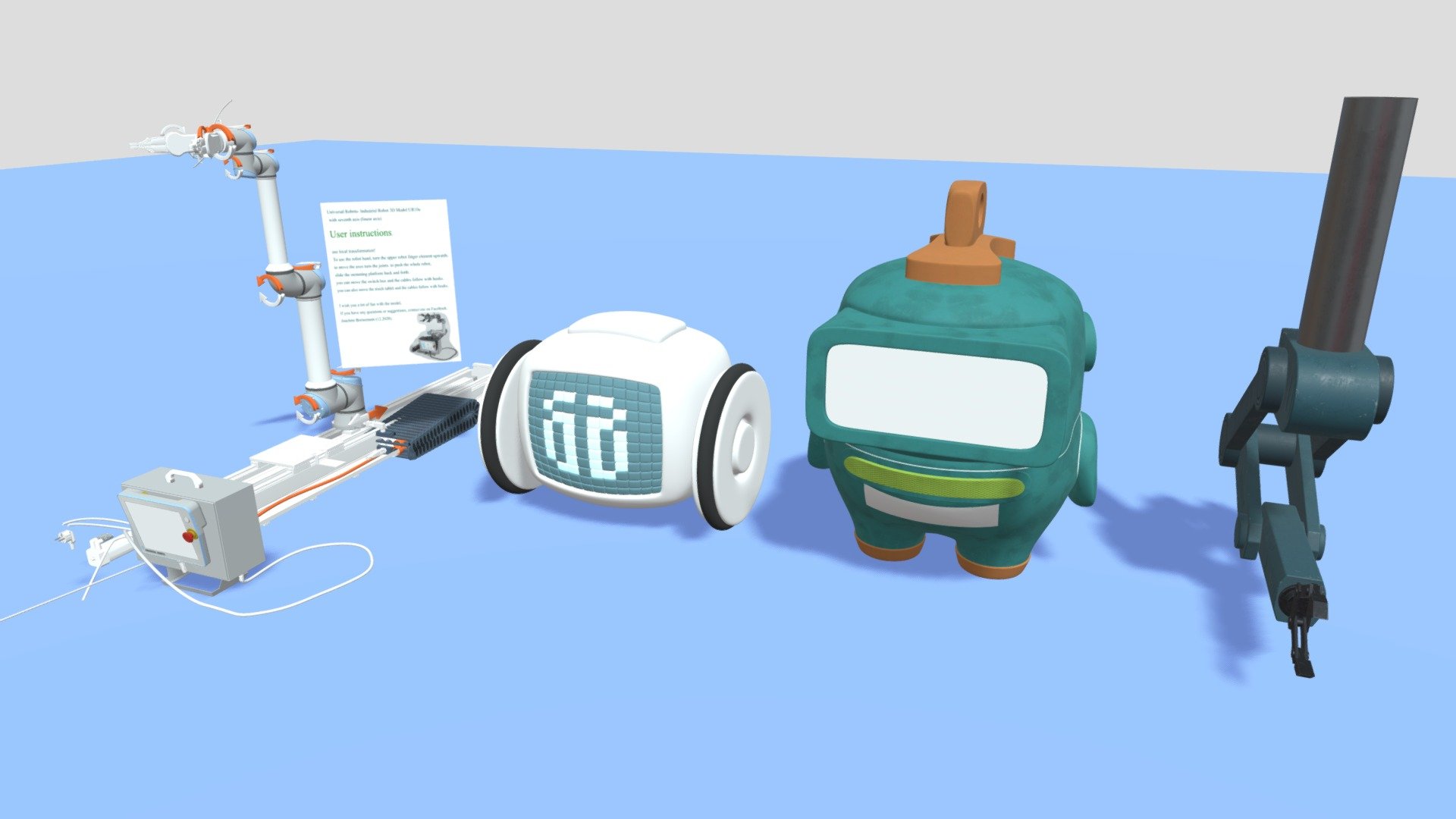 Robotic Assets Pack - A Sci-Fi Collection - Download Free 3D model by ...