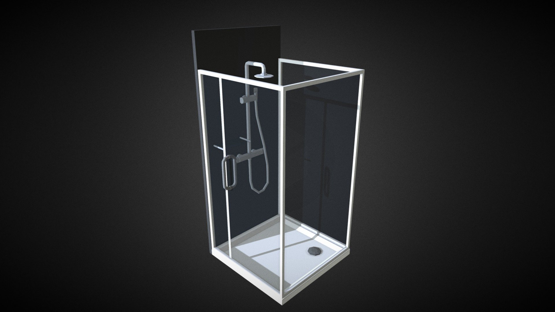 Shower - Low Poly - 3D model by Patryk.k [3901ca9] - Sketchfab