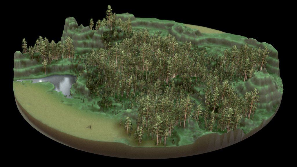Billboard Trees / Billboard-Bäume - A 3D model collection by VIS-All-3D ...