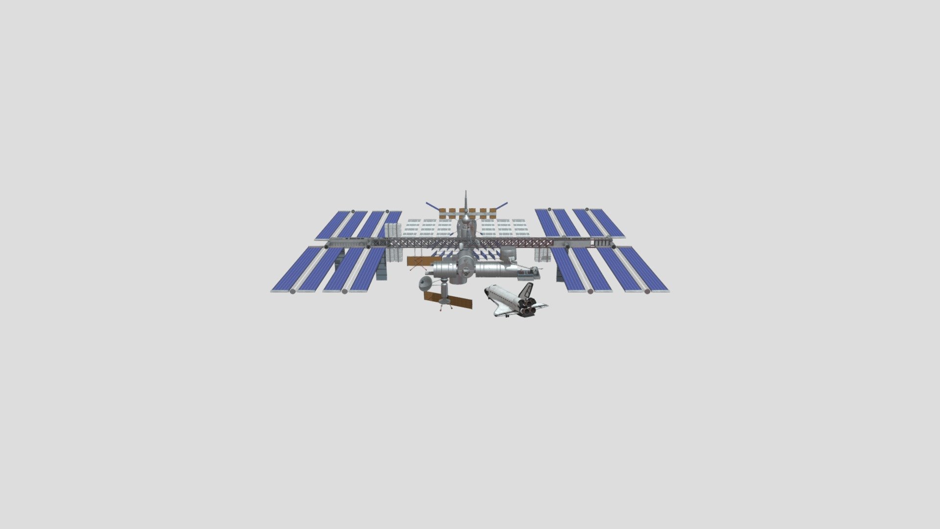 Space Station - Download Free 3D model by baby_silk [39030a6] - Sketchfab