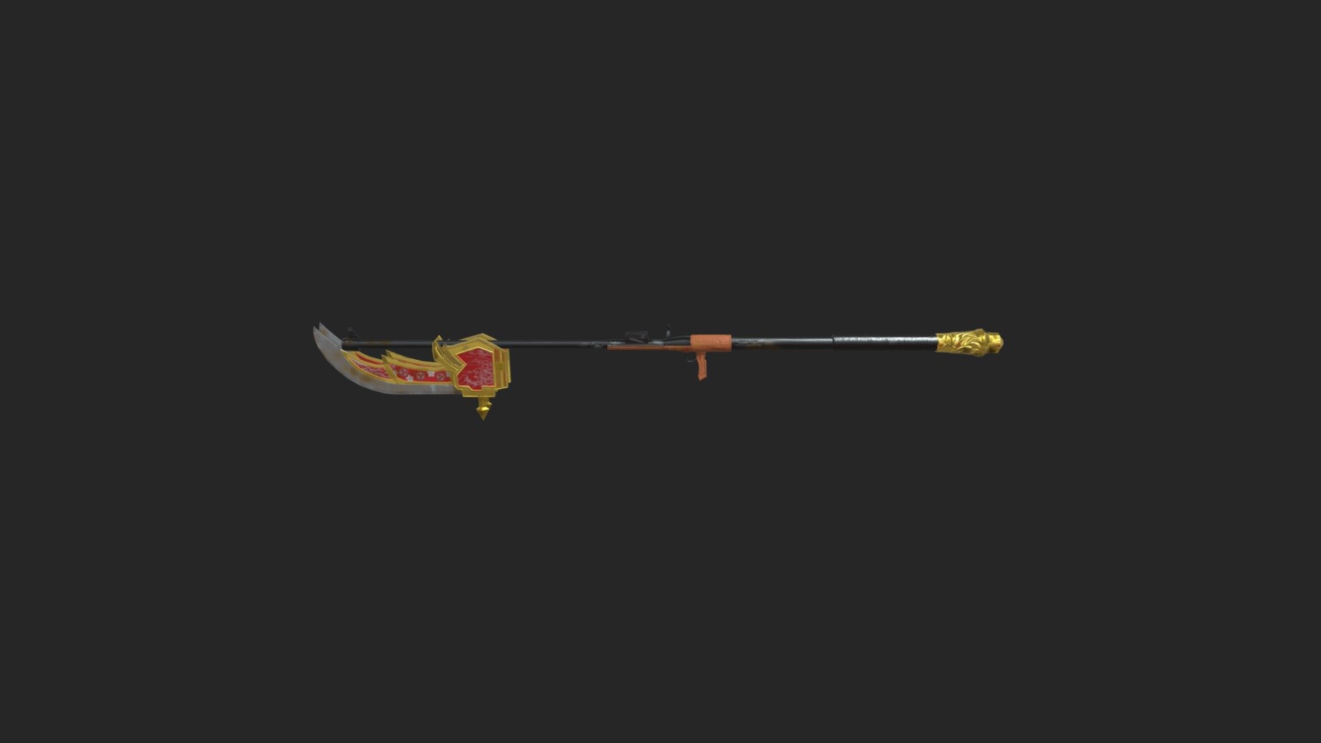 Eastern halberd. - 3D model by saxtonpain50 [3903cd1] - Sketchfab