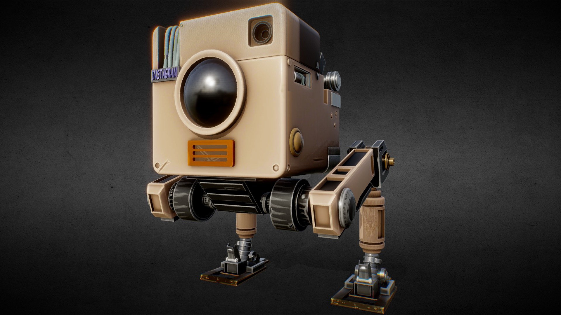 WORK NUMBER #0025 [INSTABOT] - Download Free 3D model by nottodayrender ...