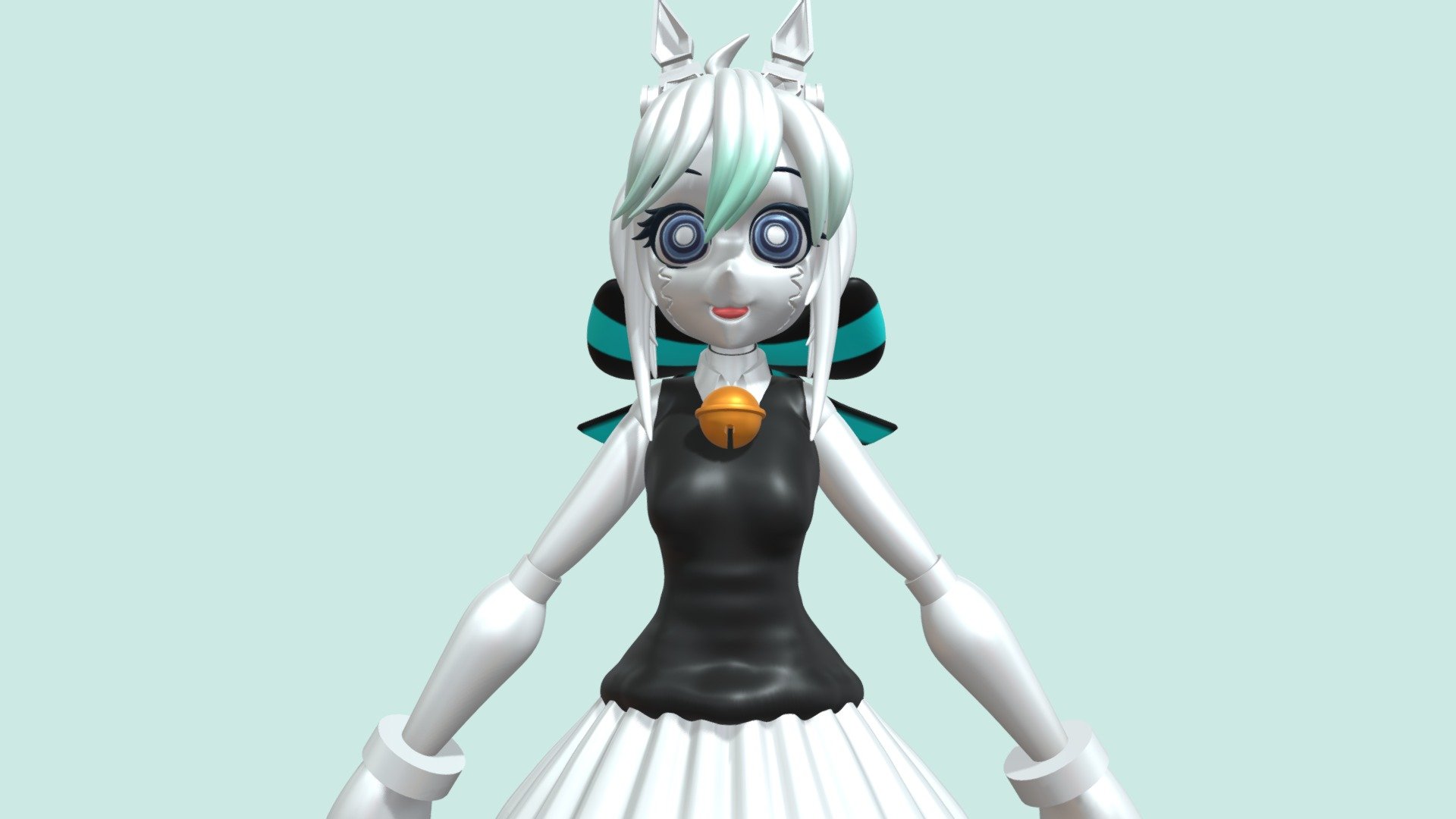 Asria Vtuber-RoboNeko 3d Reference - Download Free 3D model by Vinci ...