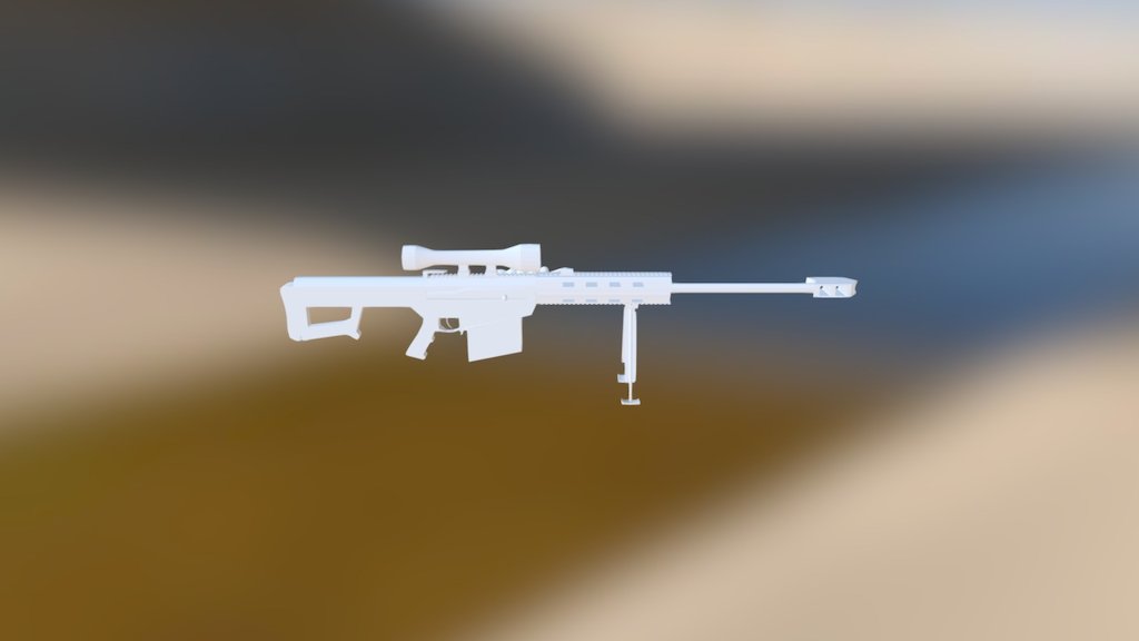 Barrett Firearms Manufacturing M82A1 - Download Free 3D model by ...