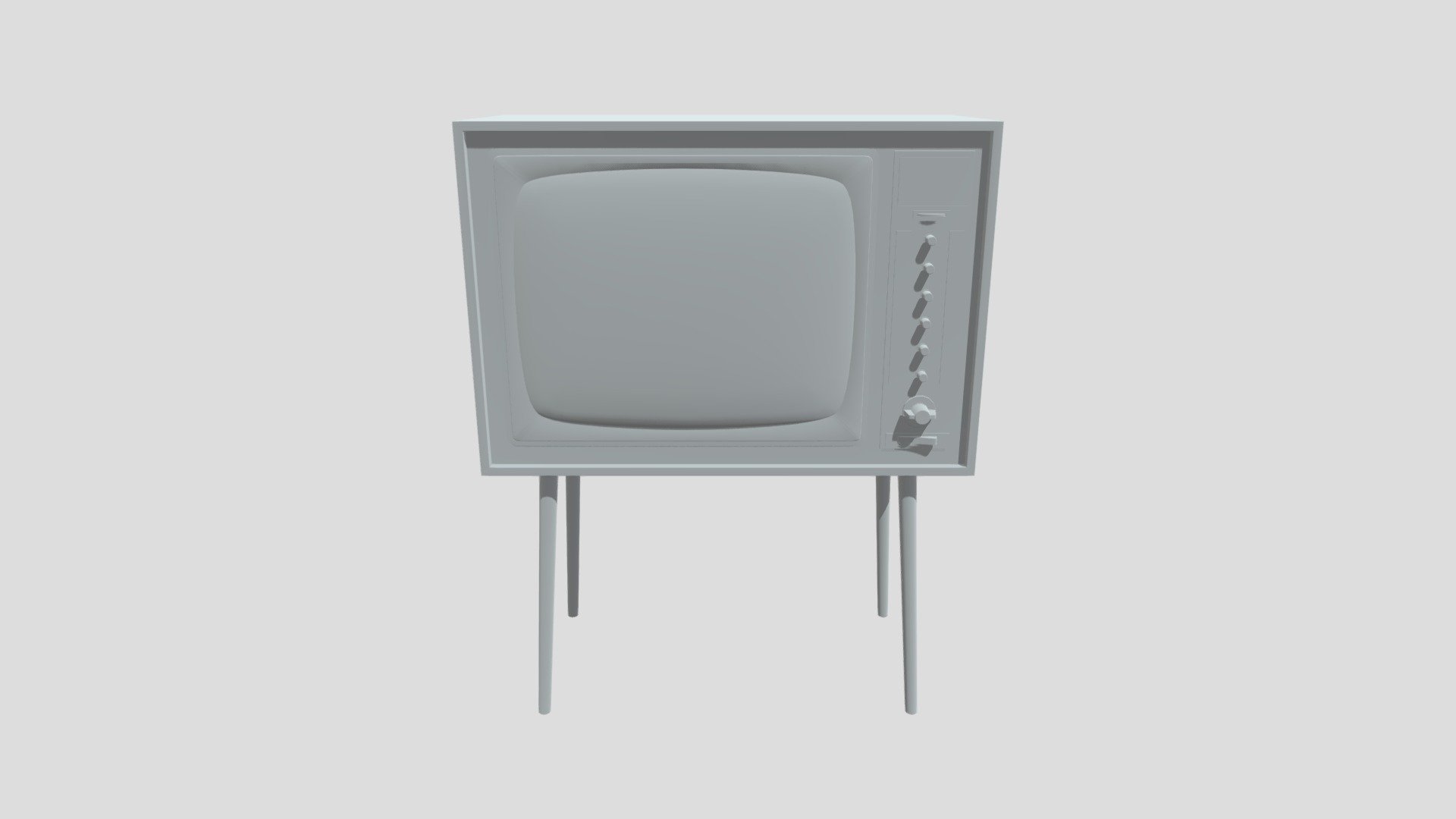 Old Tv model - Download Free 3D model by Aseel17 [39076c6] - Sketchfab