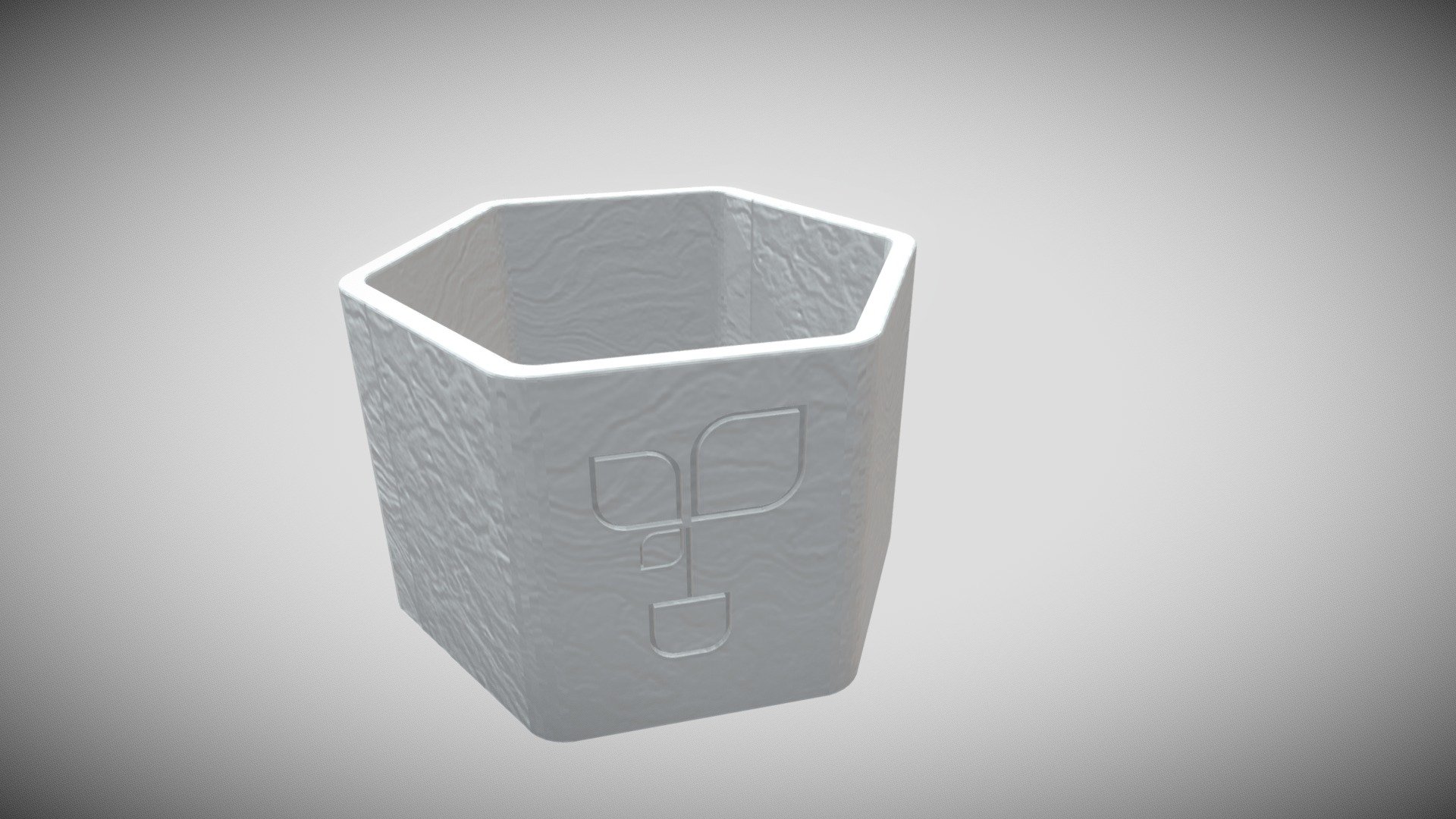 Ceramic hexagonal plant pot - Download Free 3D model by Abderrahmane ...