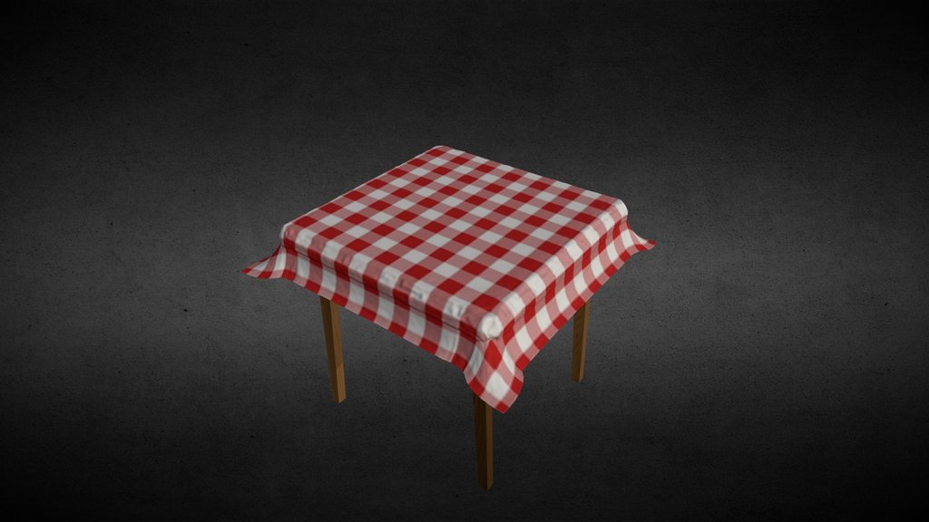 table cloth - A 3D model collection by popopo2 - Sketchfab