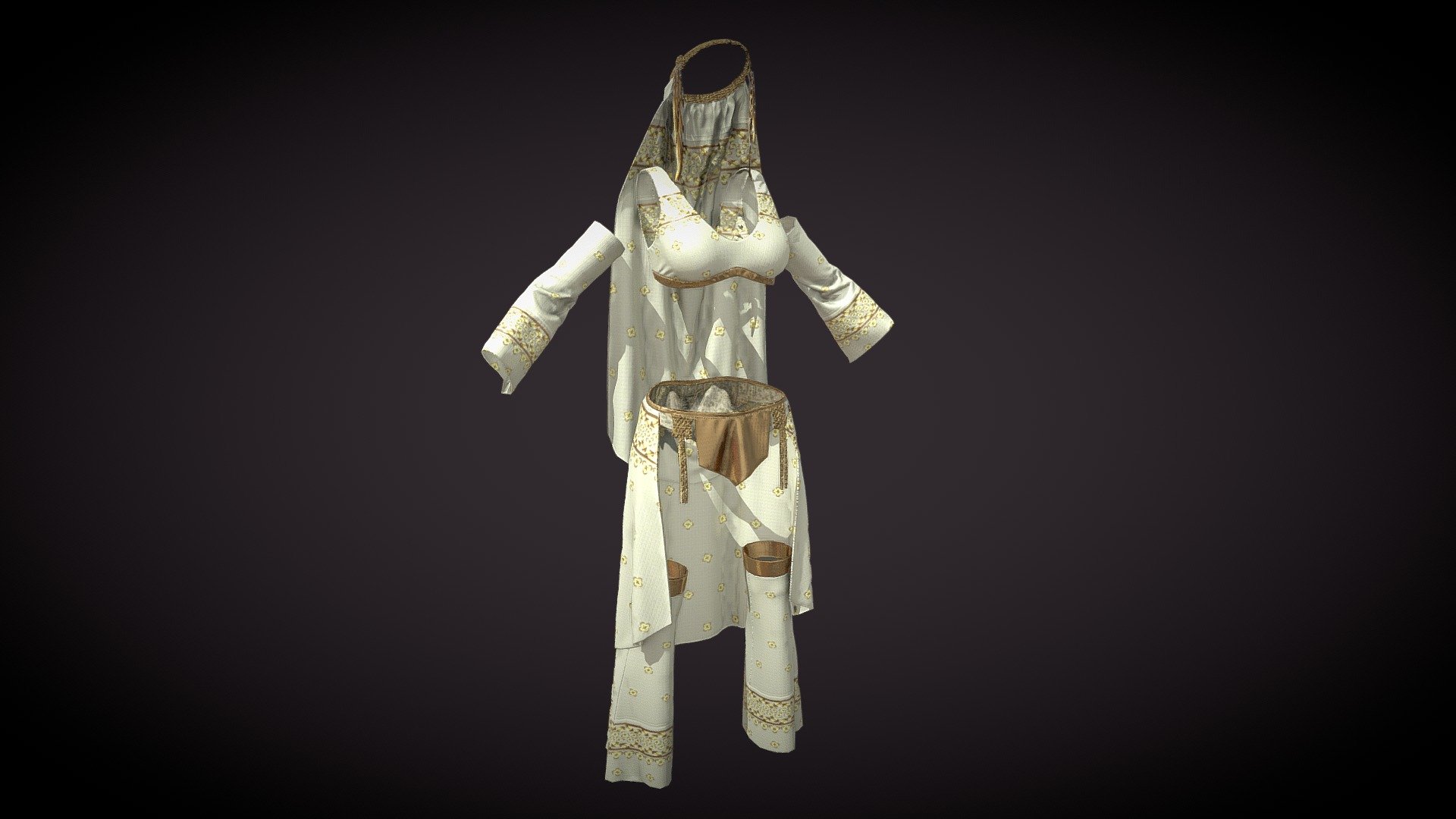 Arabian Night BellyDancer - Buy Royalty Free 3D model by wolfgar74 ...