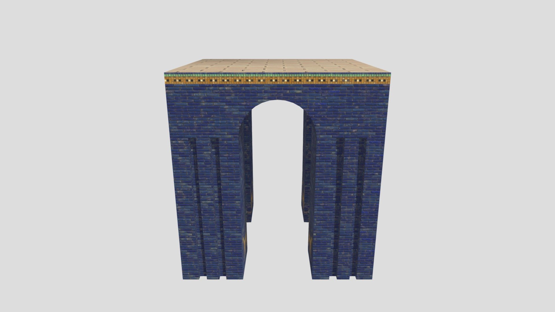Zaqura entrance - 3D model by Zafer.Anubis [390c640] - Sketchfab
