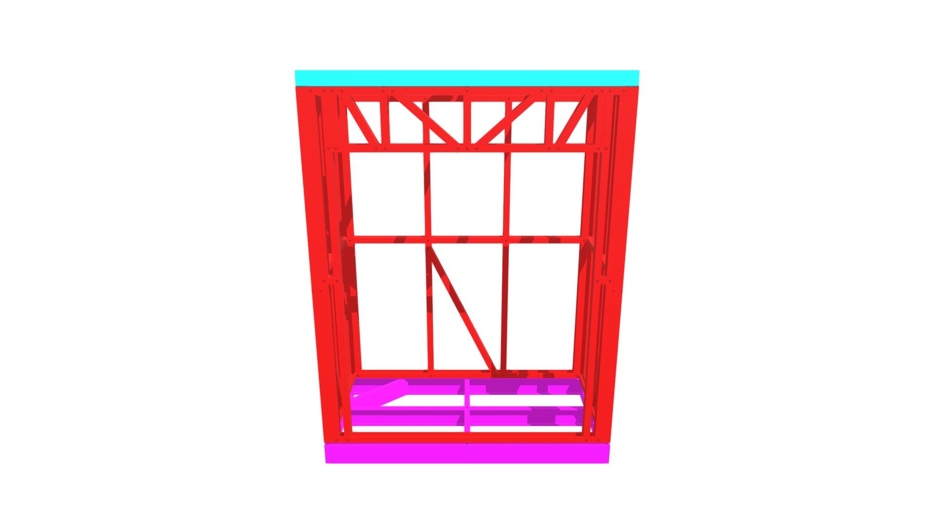 1m x 2m Shed - Download Free 3D model by Steel Frames Direct & Go Tiny ...