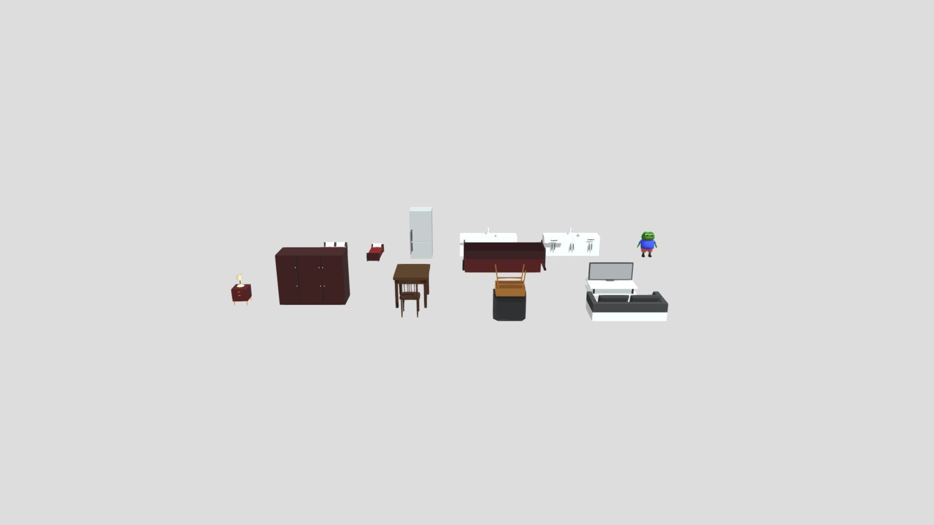 Room P - Download Free 3D model by Fake1337 [390eb07] - Sketchfab