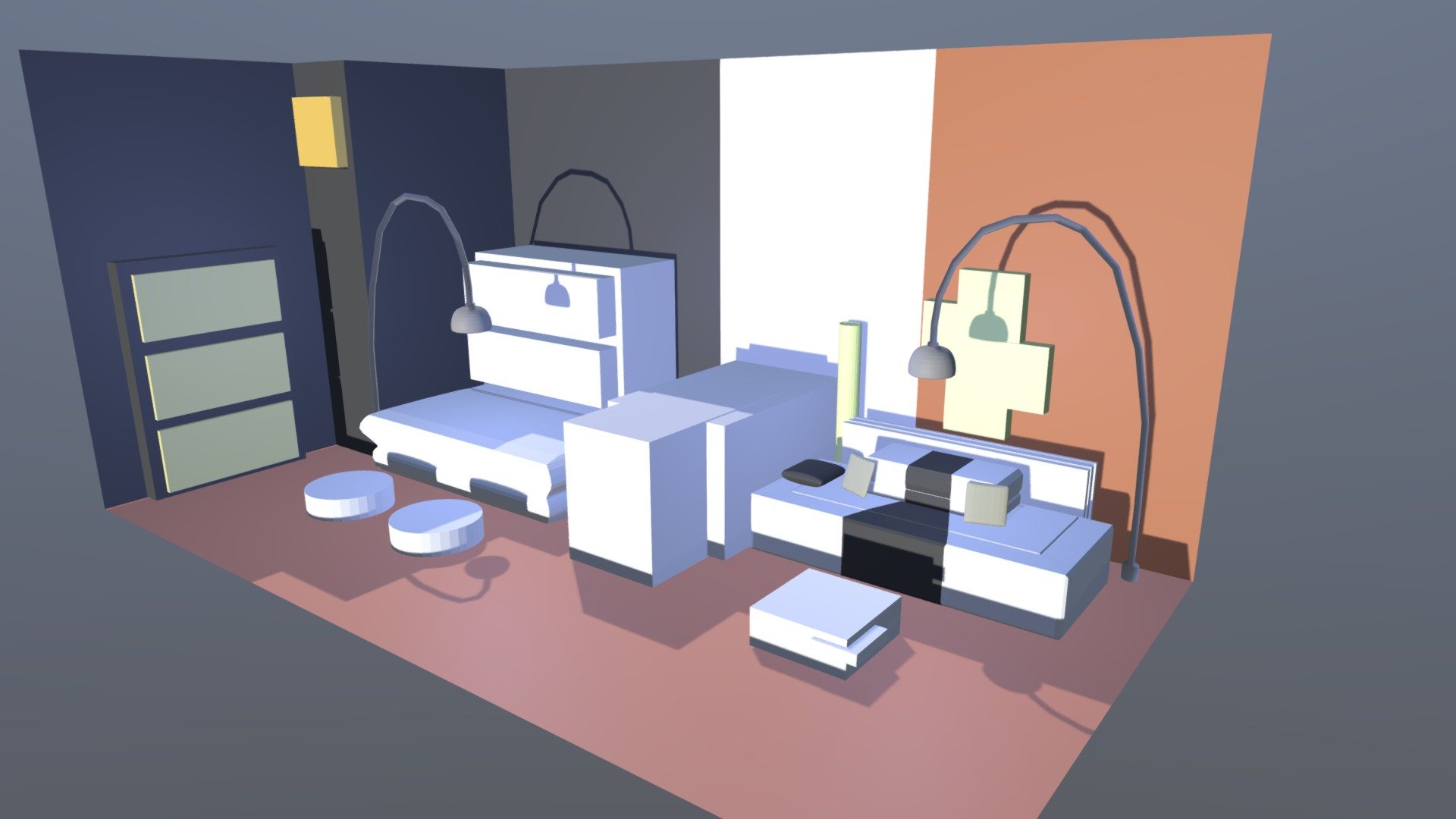 Living room - 3D model by FDBarroso [390eec6] - Sketchfab