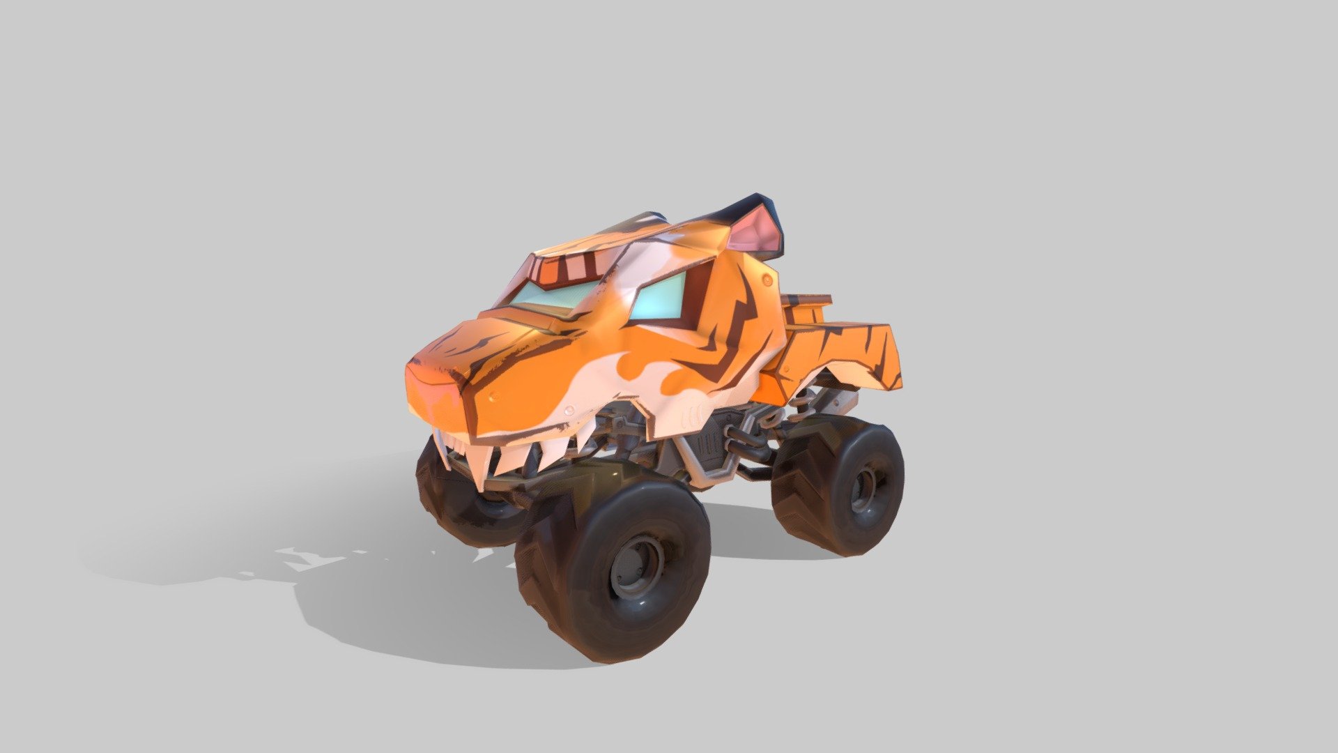 Toy Monster Truck - 3D model by ray307 [39121f3] - Sketchfab