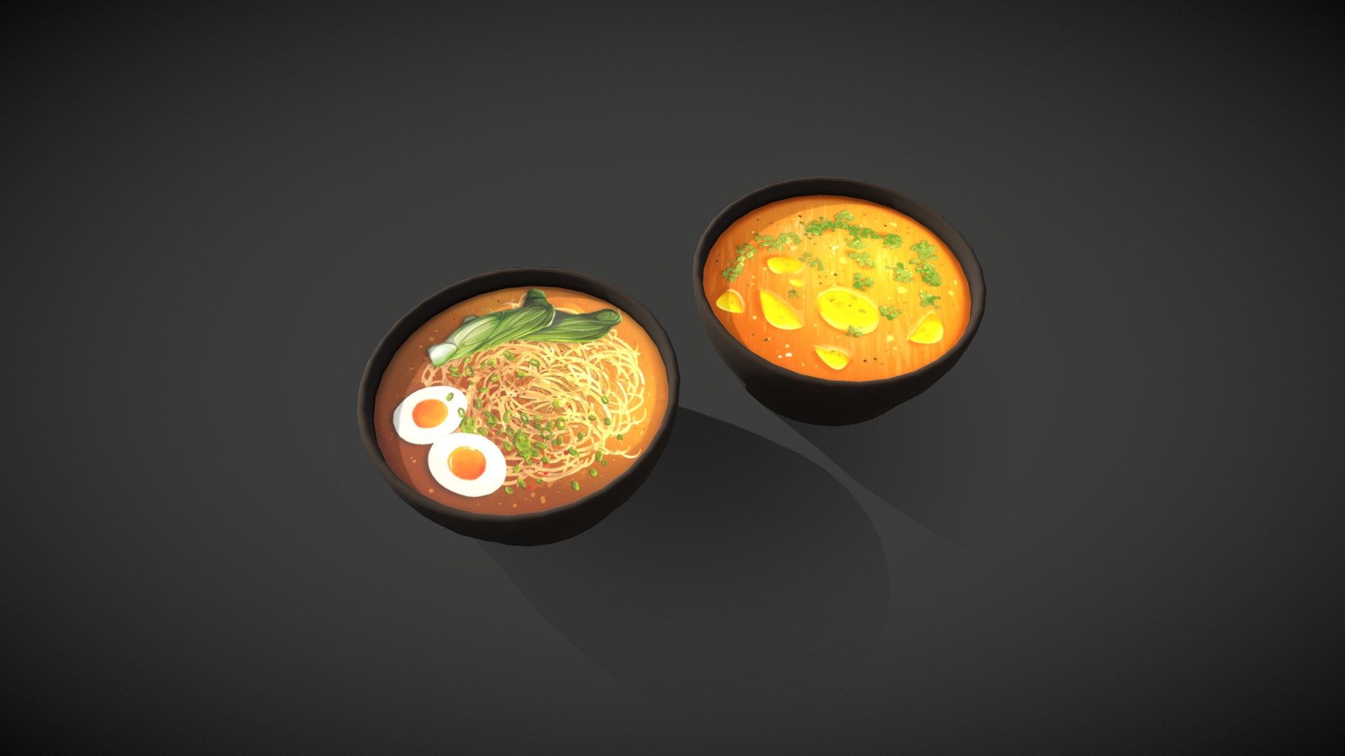 Delicious bowls - 3D model by Alexander Günther (@AlexanderGuenther ...