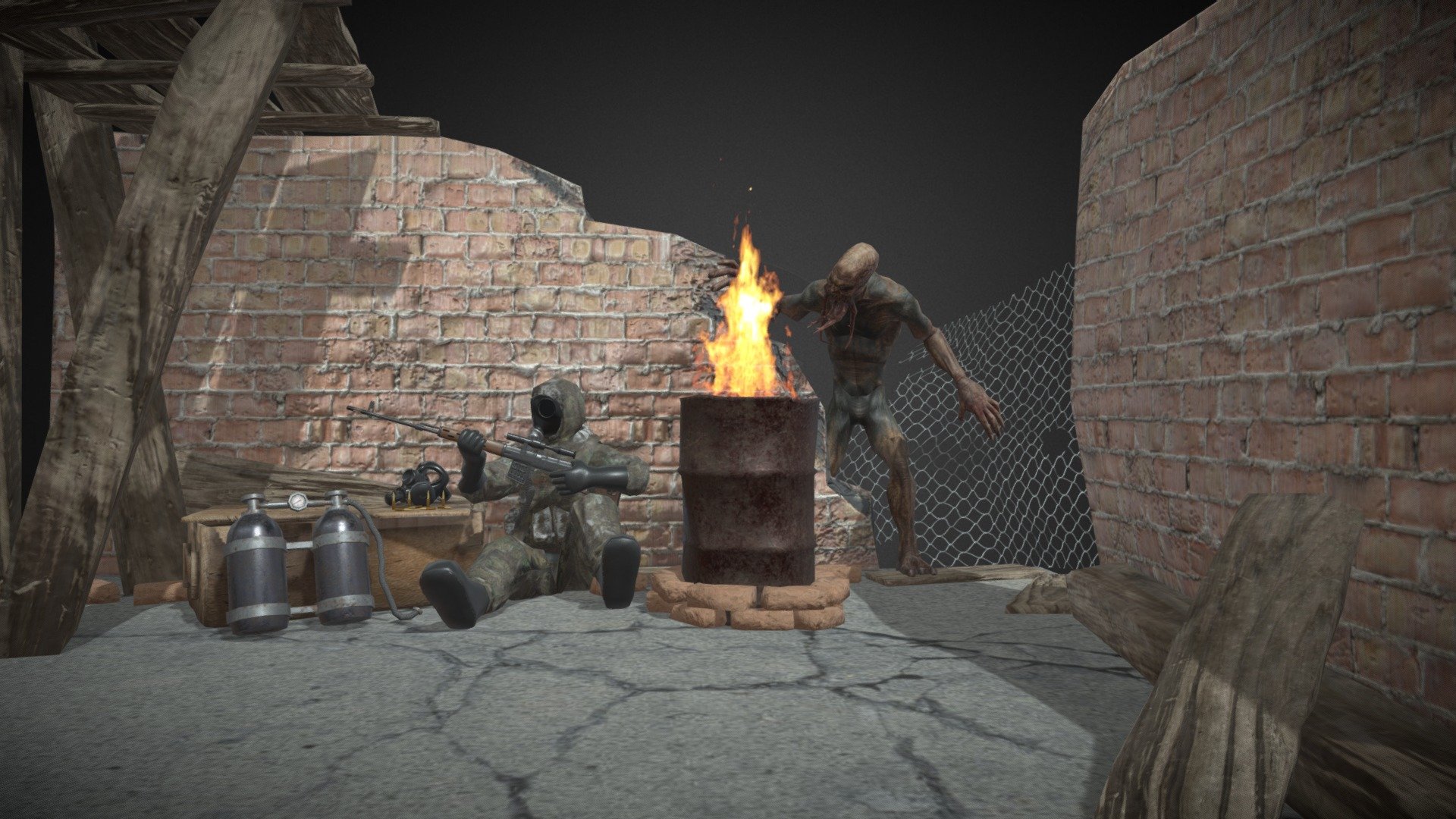 STALKER Scene V2 - Download Free 3D model by Vintar [3912d00] - Sketchfab