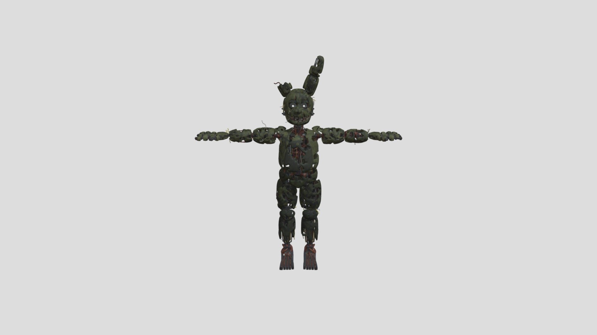 Springtrap(2) - 3D model by crazetrap114514 [391304a] - Sketchfab
