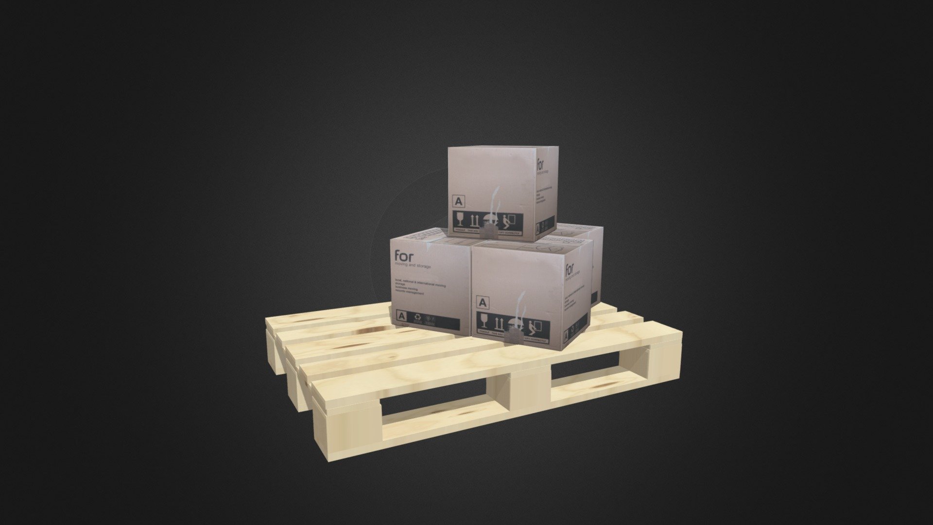 Pallet - 3D model by Alex Rex (@waybetterrex) [3914733] - Sketchfab