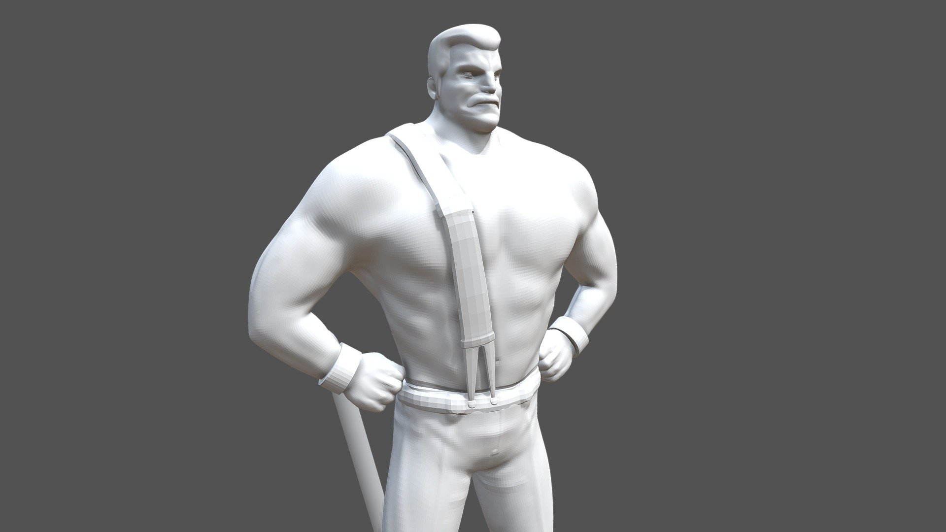 Mike Haggar from Final Fight - 3D model by Tonguebiter [3914ca3 ...